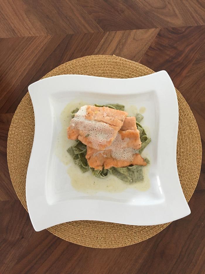 Salmon Trout with Prosecco Foam | Chef Reader