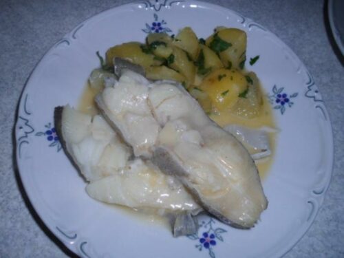 Fish with Butter Brandy Sauce and Rice | Chef Reader
