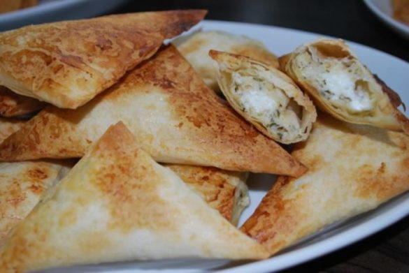 Greek Cheese Triangles | Chef Reader