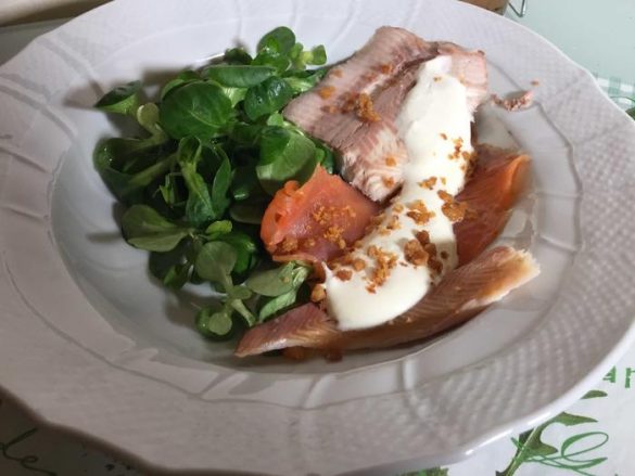 Salmon Trout with Prosecco Foam | Chef Reader