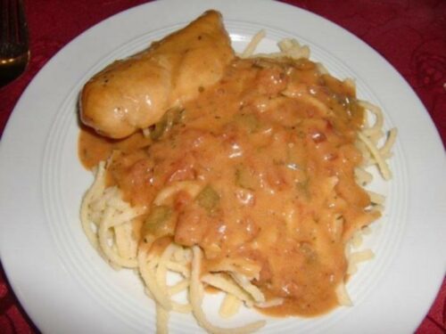 Chicken Fillet on Spaetzle with Paprika Cream Sauce | Chef Reader