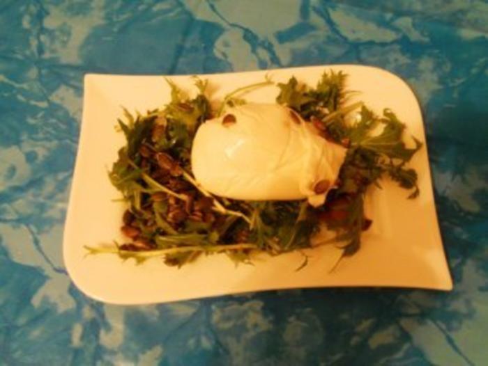 Salad: Burrata with Rocket Salad | Chef Reader