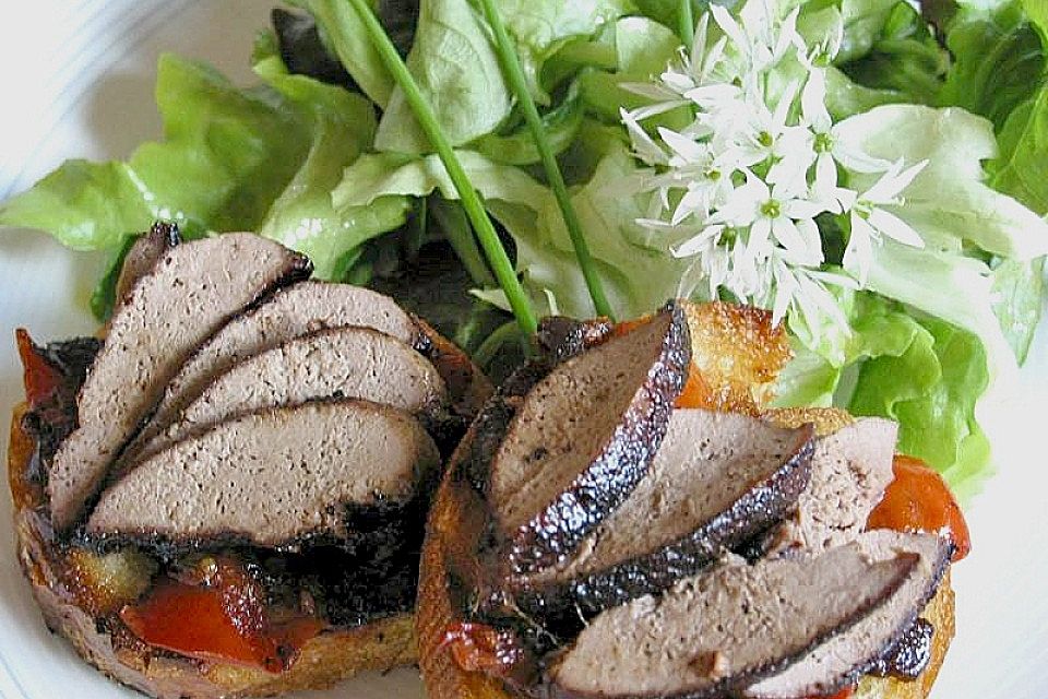 Rabbit liver on toast | Chef Reader