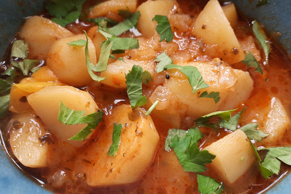 Hungarian potato goulash | Chef Reader