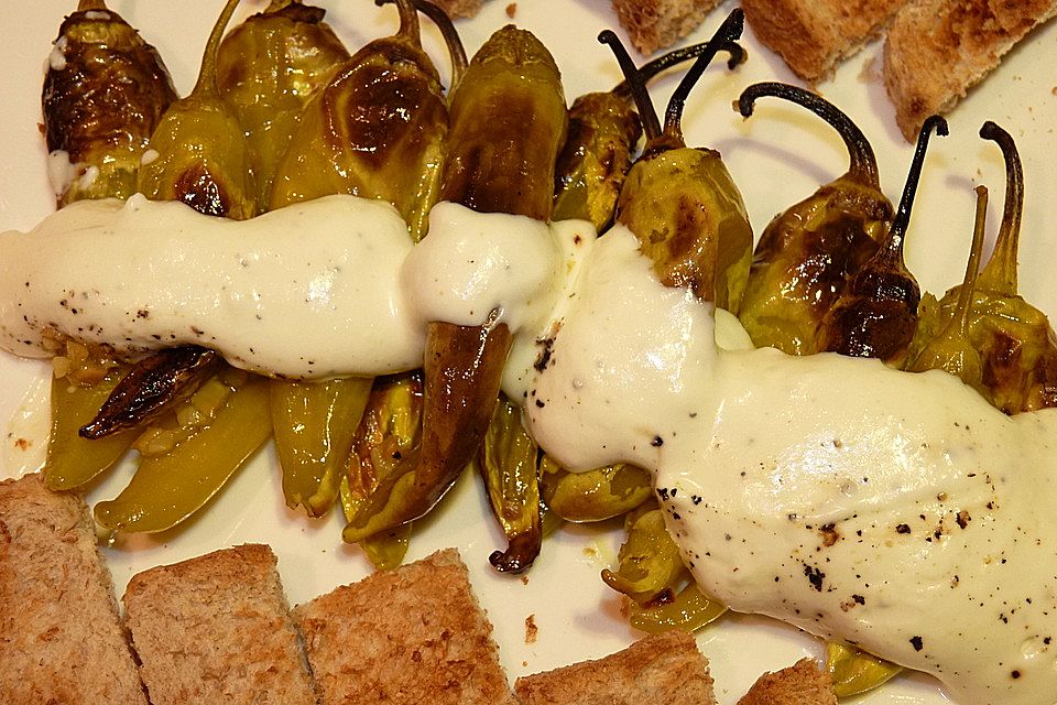 Grilled pepperoni on feta cheese | Chef Reader