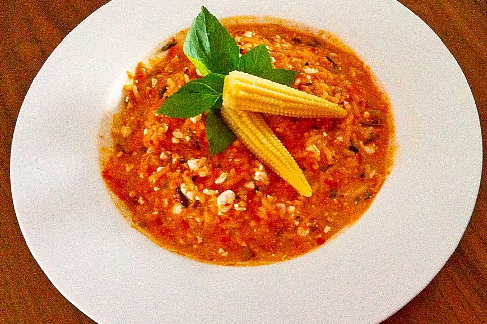 Ajvar cottage cheese rice | Chef Reader