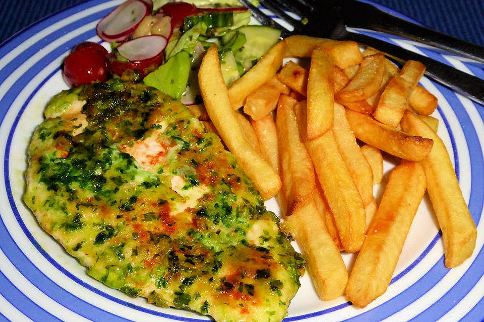 Wild garlic cheese schnitzel | Chef Reader