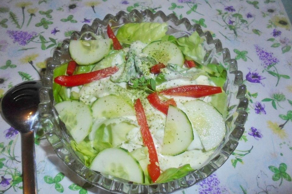 Lettuce in mascarpone dressing | Chef Reader