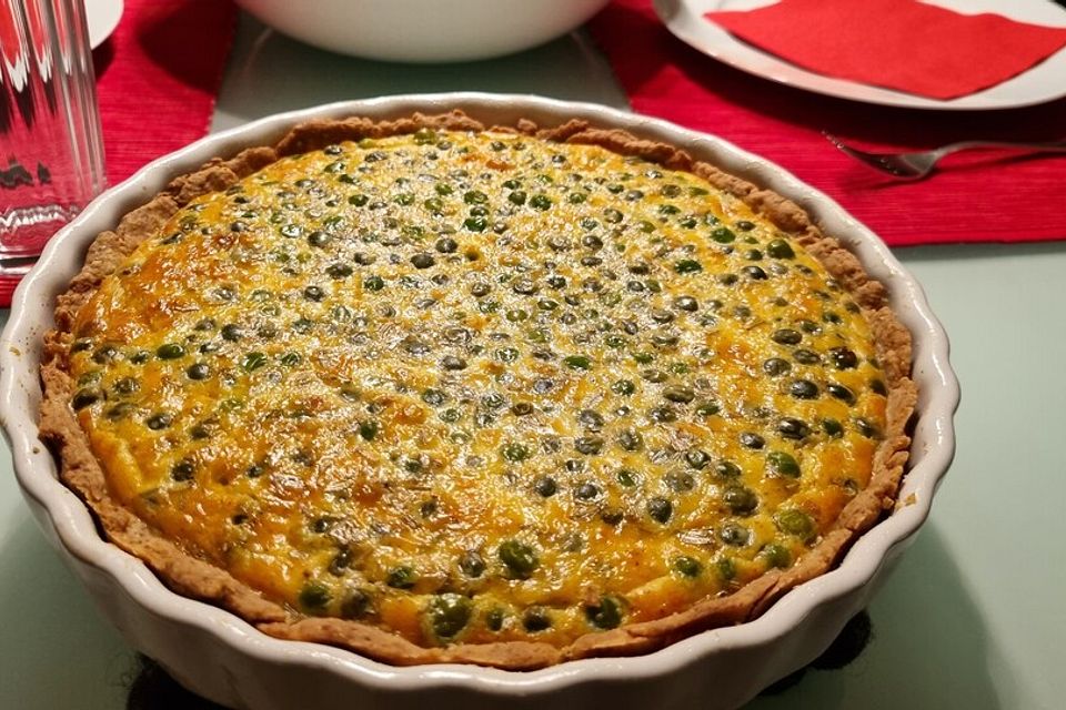 Crispy pea quiche | Chef Reader