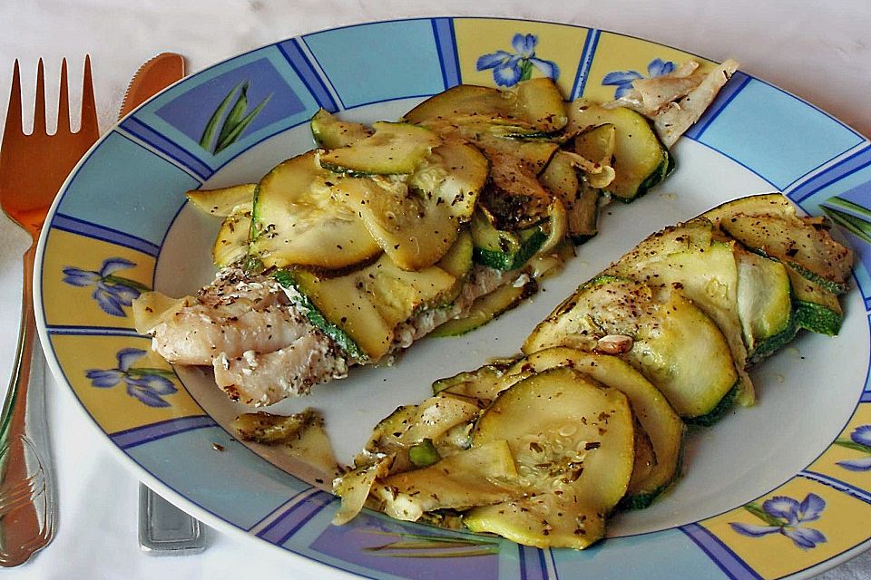 Fish with zucchini scales | Chef Reader