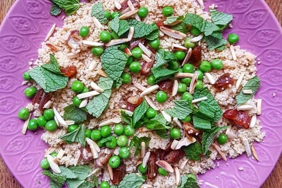 Sweet green Couscous - Green couscous with a sweet note | Chef Reader